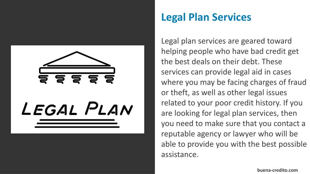 PPT - The Need for Legal Plan Services for Poor Credit PowerPoint ...
