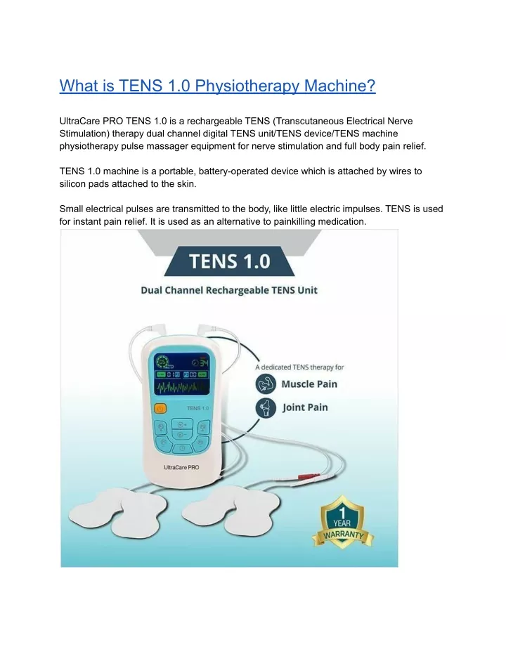 PPT - Handheld Portable tens machine for home use PowerPoint ...