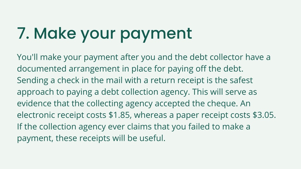 PPT - How Do I Make a Payment to a Debt Collection Agency PowerPoint ...