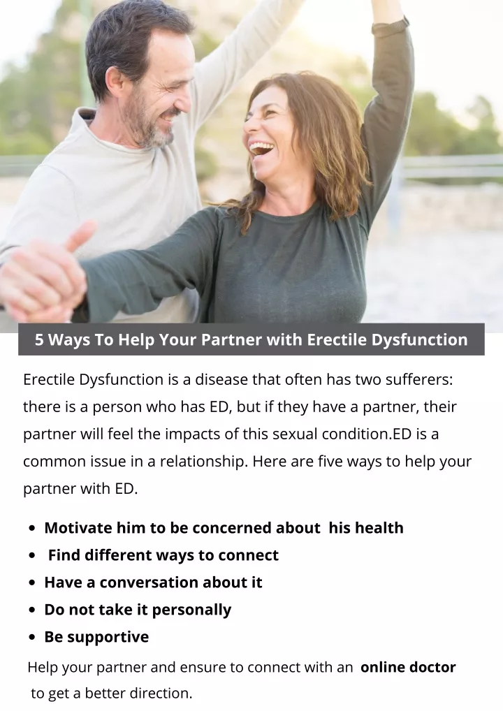 Ppt 5 Ways To Help Your Partner With Erectile Dysfunction Powerpoint