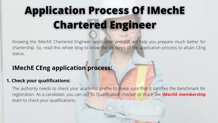 PPT - Application Process Of IMechE Chartered Engineer PowerPoint ...