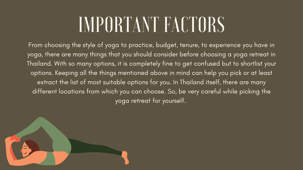 PPT - Yoga Camp in Thailand PowerPoint Presentation, free download - ID ...