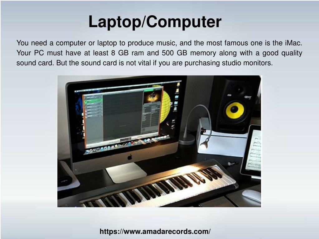 PPT - Amada Records - Music Production Equipments PowerPoint ...