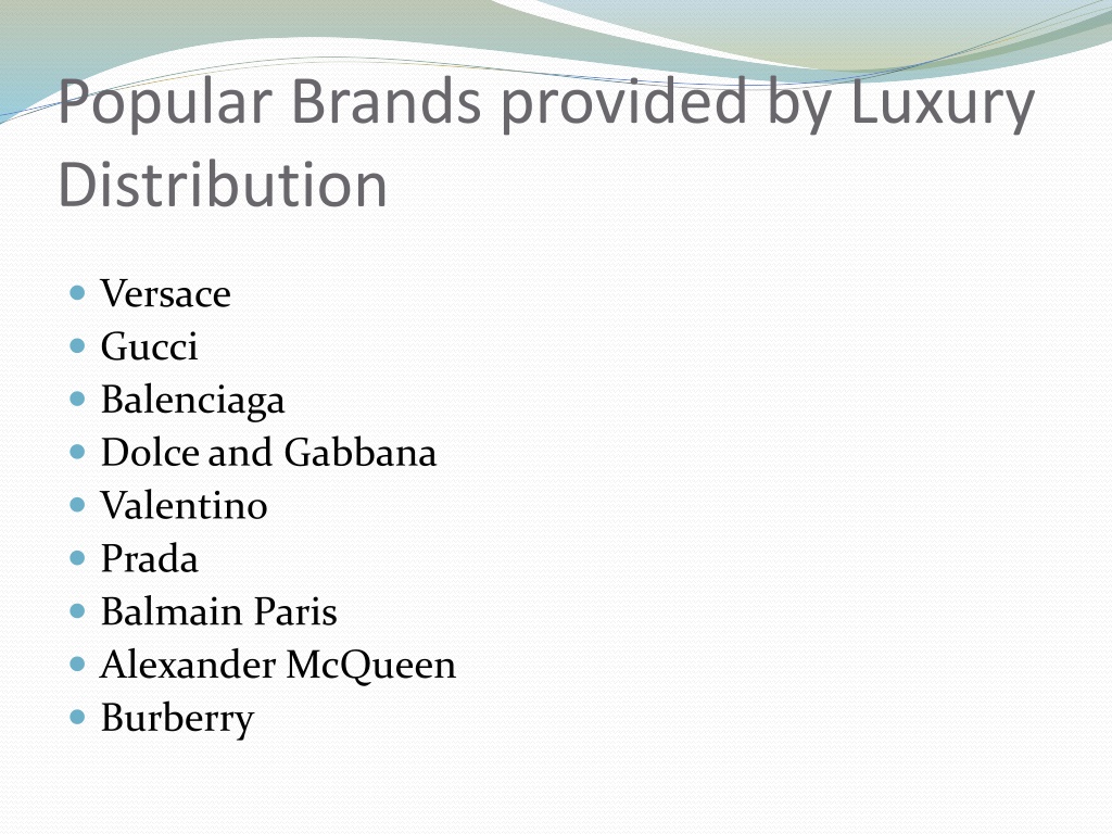 PPT - Buy Latest Apparel from Luxury Brand Clothing Wholesale ...