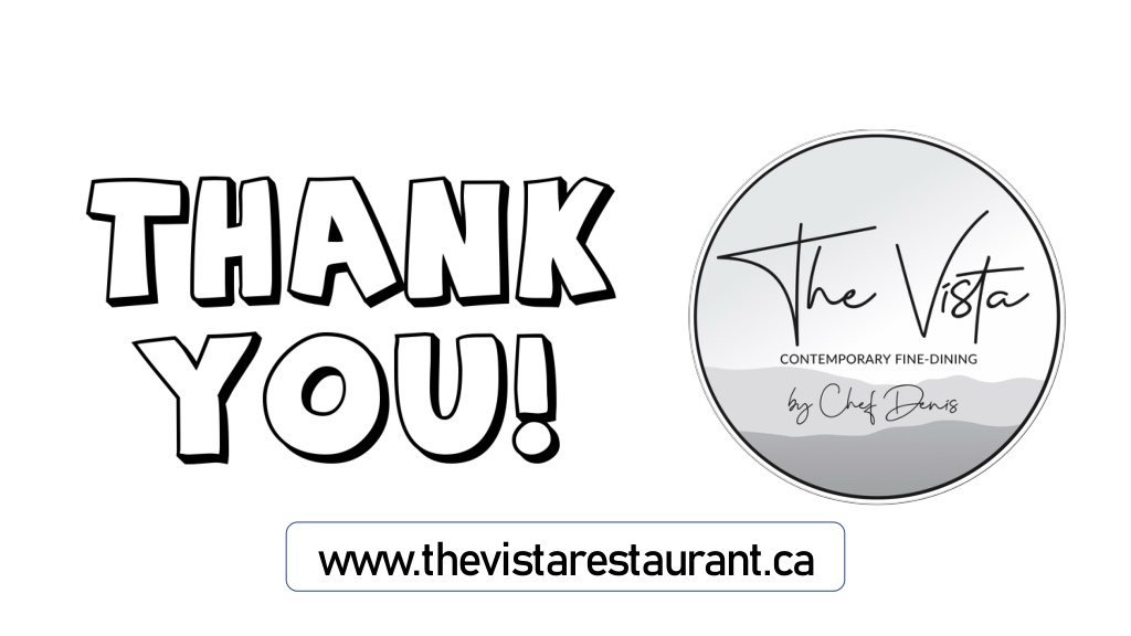 PPT - Fine Dining in Caledon- The Vista by Chef Denis is the Best ...