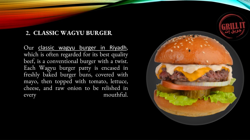 PPT - Discover Grill It's Best Gourmet Burgers in Riyadh PowerPoint ...