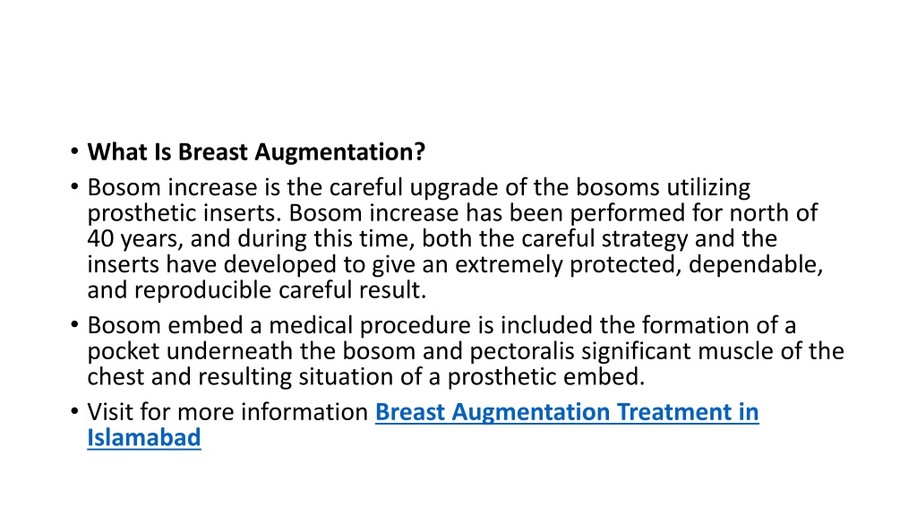 PPT - Breast Augmentation PowerPoint Presentation, free download - ID ...