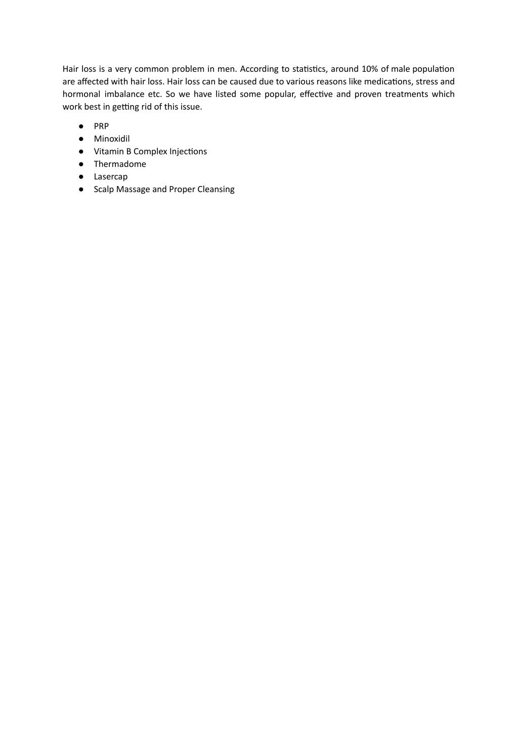Ppt What Are The Best Hair Loss Treatments For Men Powerpoint