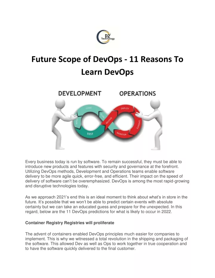 PPT - Future Scope of DevOps - 11 Reasons To Learn DevOps PowerPoint ...