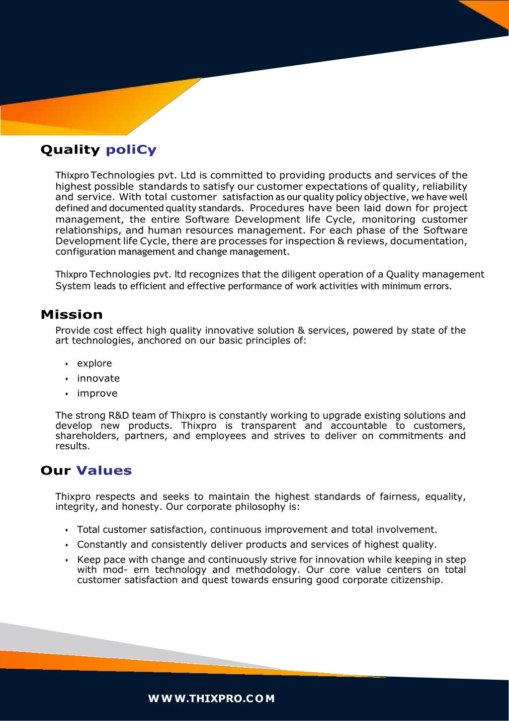 PPT - Thixpro Company profile PowerPoint Presentation, free download ...