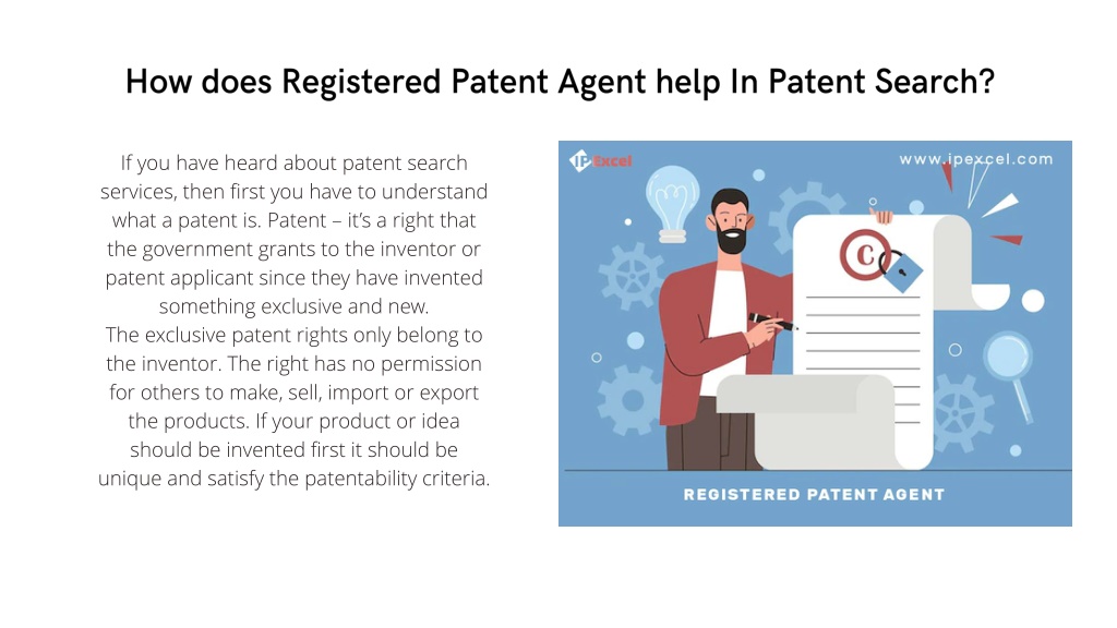 PPT - How does Registered Patent Agent help In Patent Search ...