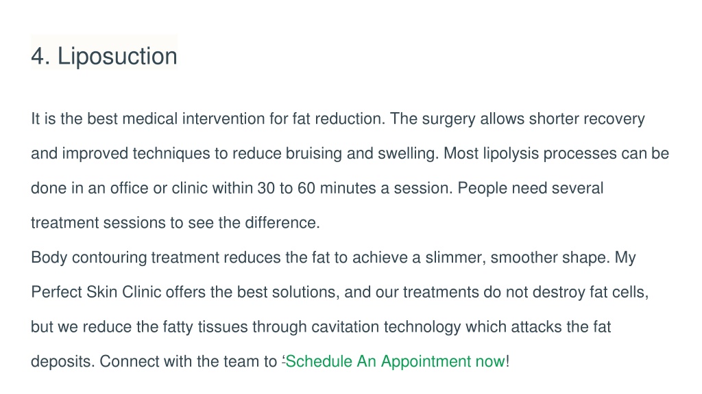 PPT - body contouring treatment PowerPoint Presentation, free download ...