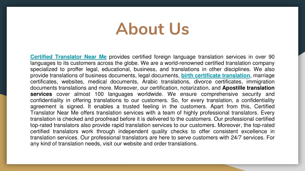 PPT - Online Certified Translation Services PowerPoint Presentation ...