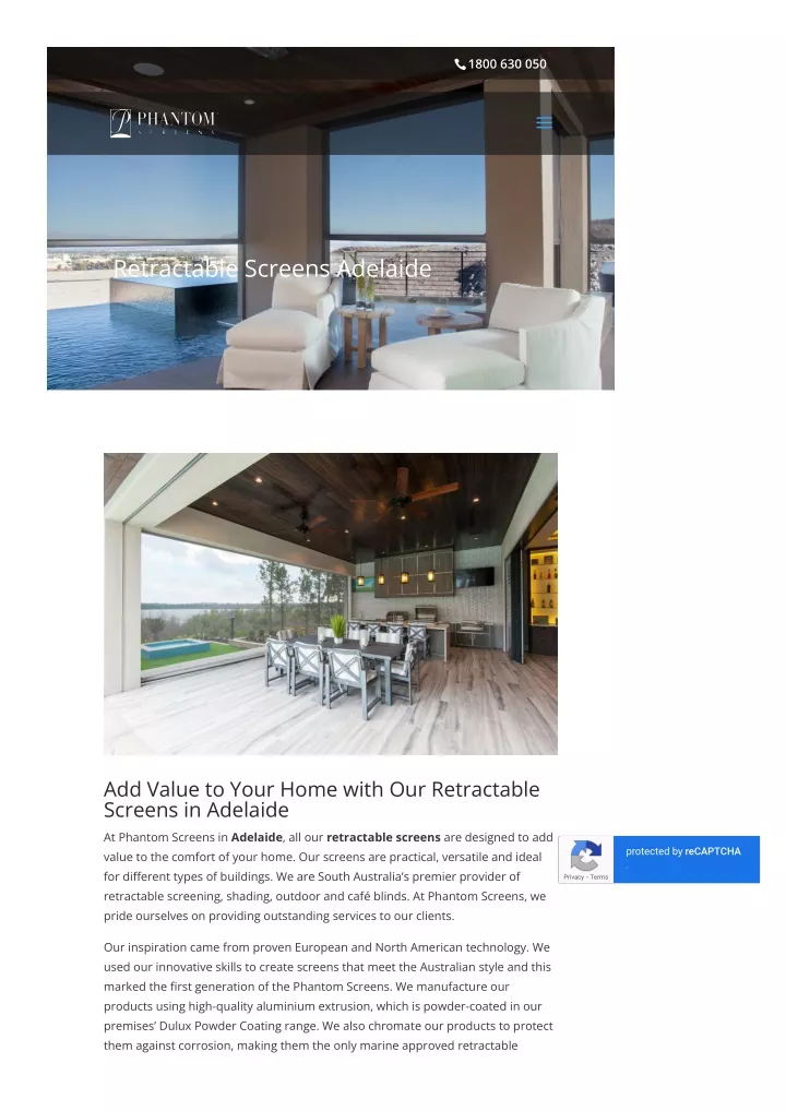PPT - Retractable Screens Adelaide PowerPoint Presentation, free ...