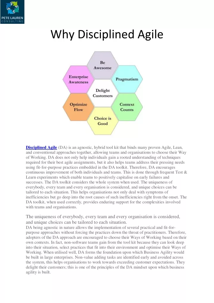 PPT - Why Disciplined Agile? PowerPoint Presentation, free download ...
