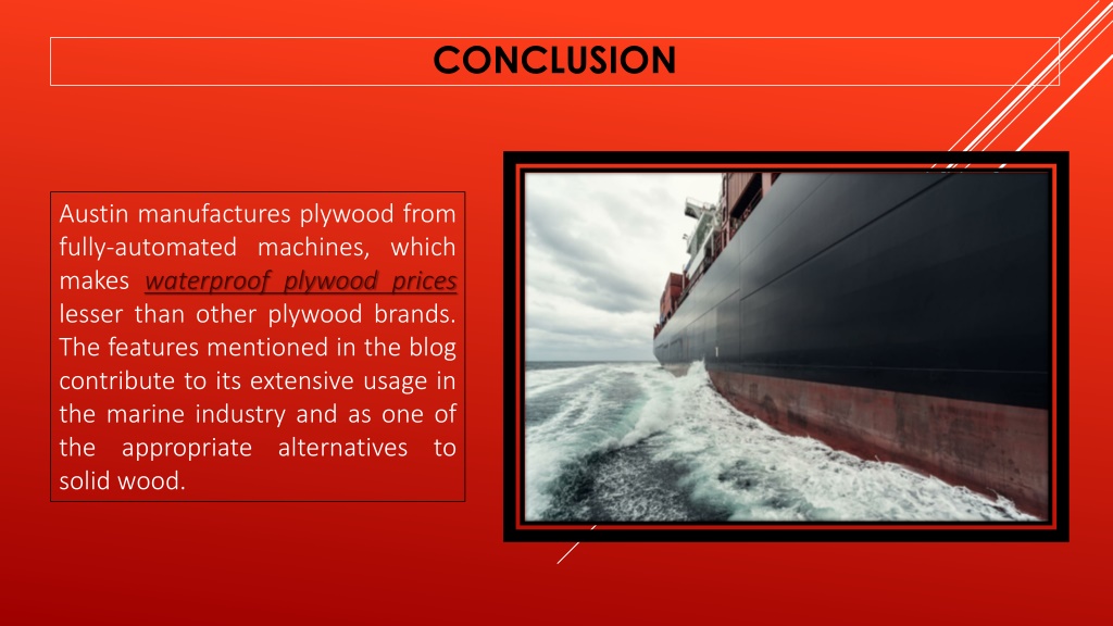 PPT - How Plywood Replacing Solid Wood In Marine Industry PowerPoint ...