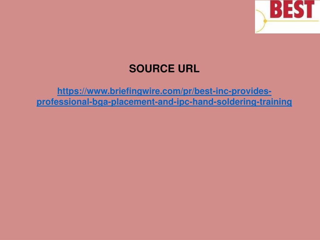 PPT - BEST Inc. Provides Professional BGA Placement and IPC Hand ...