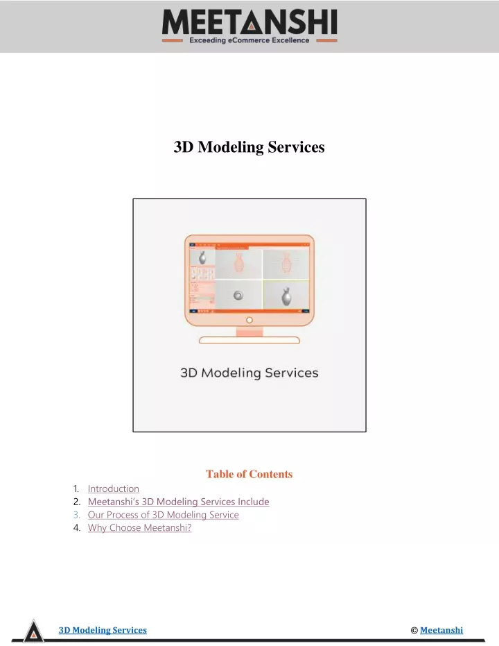 PPT - 3D Modeling Services PowerPoint Presentation, free download - ID:11572778