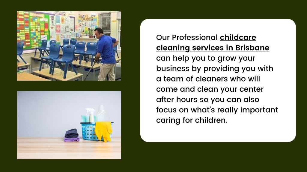 PPT - How ECO Commercial Cleaning Service Can Help Your Childcare ...