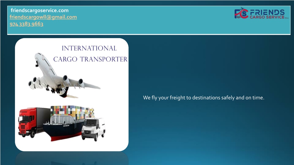 PPT - Air Cargo Service Company In Qatar PowerPoint Presentation, free ...