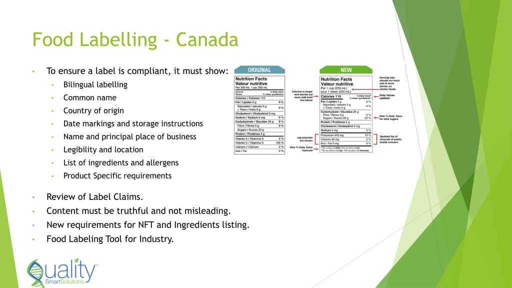 PPT - Unlock Food Regulations for Food Sales Health Canada & FDA ...