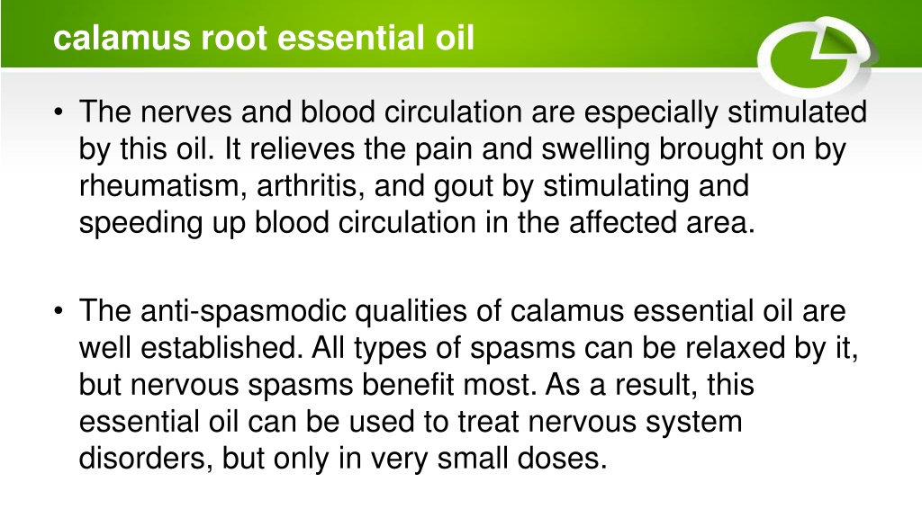 PPT - Best Benefits Of Calamus Essential Oil PowerPoint Presentation ...