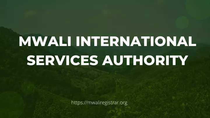 PPT - Banks in Mwali - Answers to some of the commonly asked questions ...