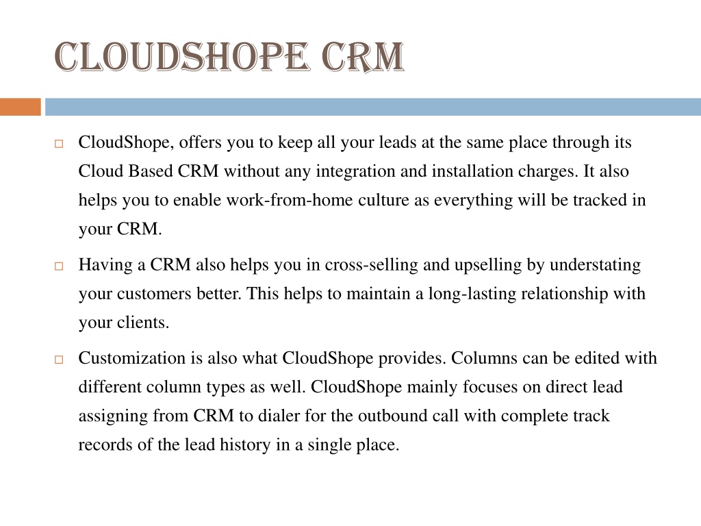 PPT - 6 ways CRM helps you grow your business PowerPoint Presentation ...