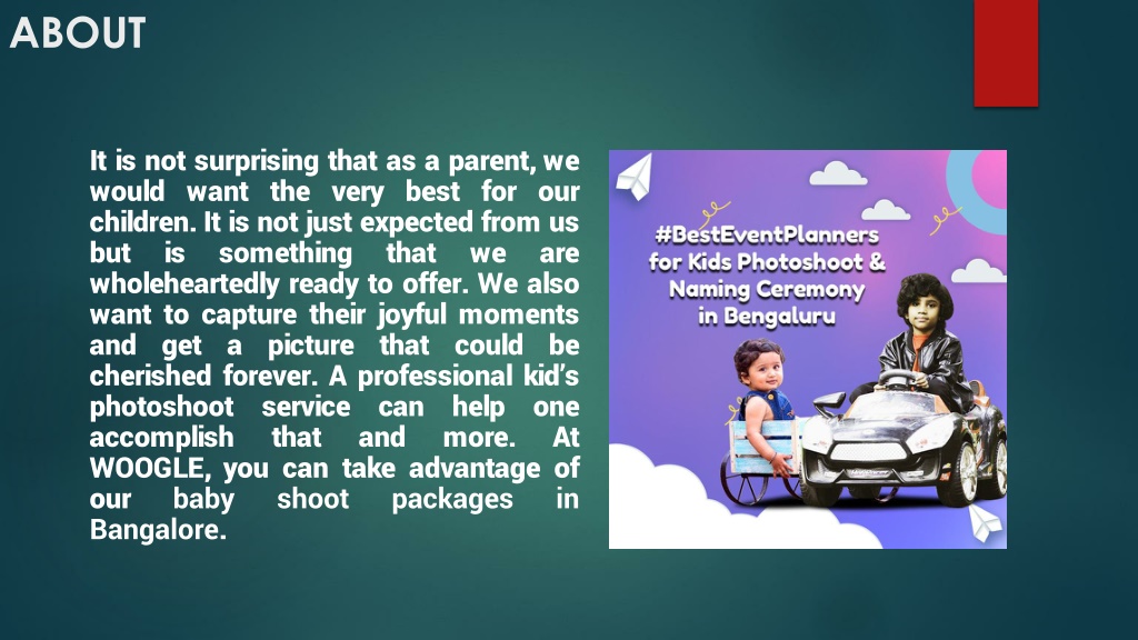 PPT - Baby Photo Shoot Packages in Bangalore Woogle.co.in PowerPoint ...