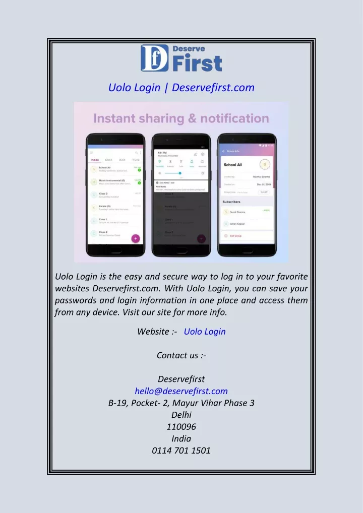 PPT - Uolo Login Deservefirst.com PowerPoint Presentation, free ...
