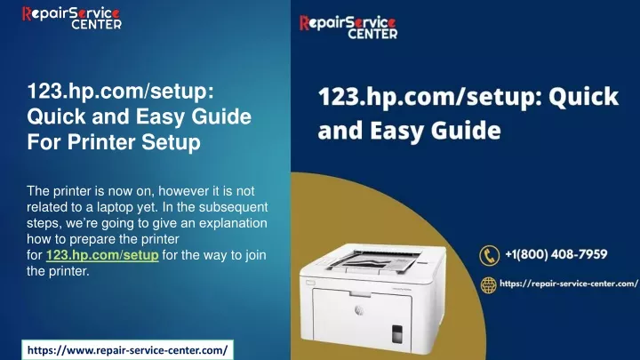 PPT - 123.hp.com/setup: Quick and Easy Guide| 1(800) 408-7959 ...
