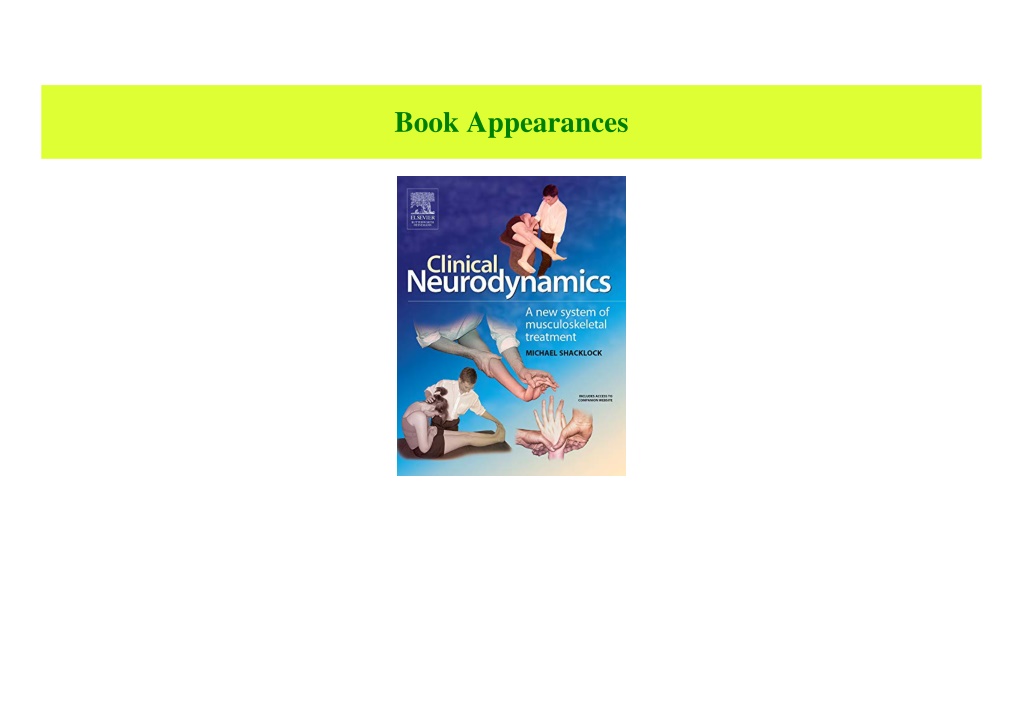 PPT - ^DOWNLOAD-PDF) Clinical Neurodynamics A New System of ...
