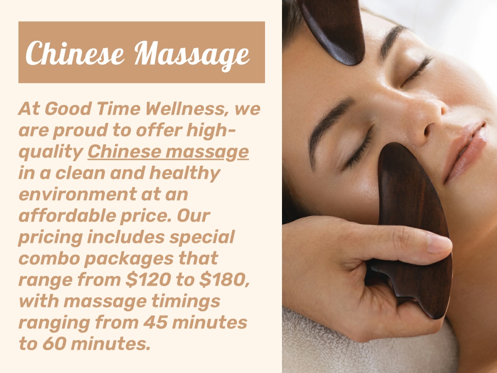 PPT - Chinese Massage, Classic Massage, Oil Massage & Foot Reflexology ...