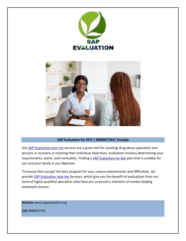 PPT - SAP Evaluation for DOT Near you Call@ 8006837745 PowerPoint ...
