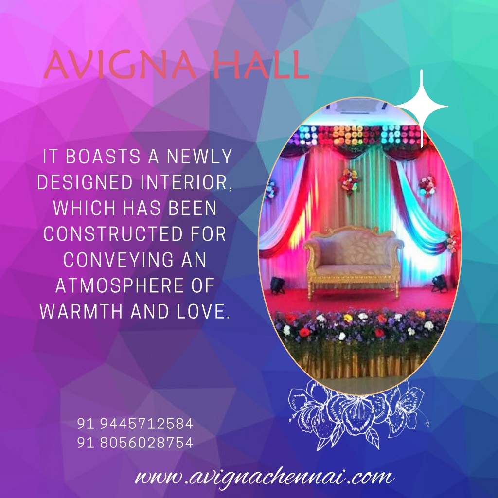 PPT - Marriage | Marriage halls in mylapore, Adyar - avigna hall ...