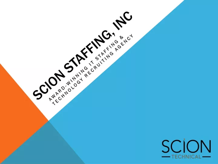 PPT - IT search firms | Scion Technical PowerPoint Presentation, free ...