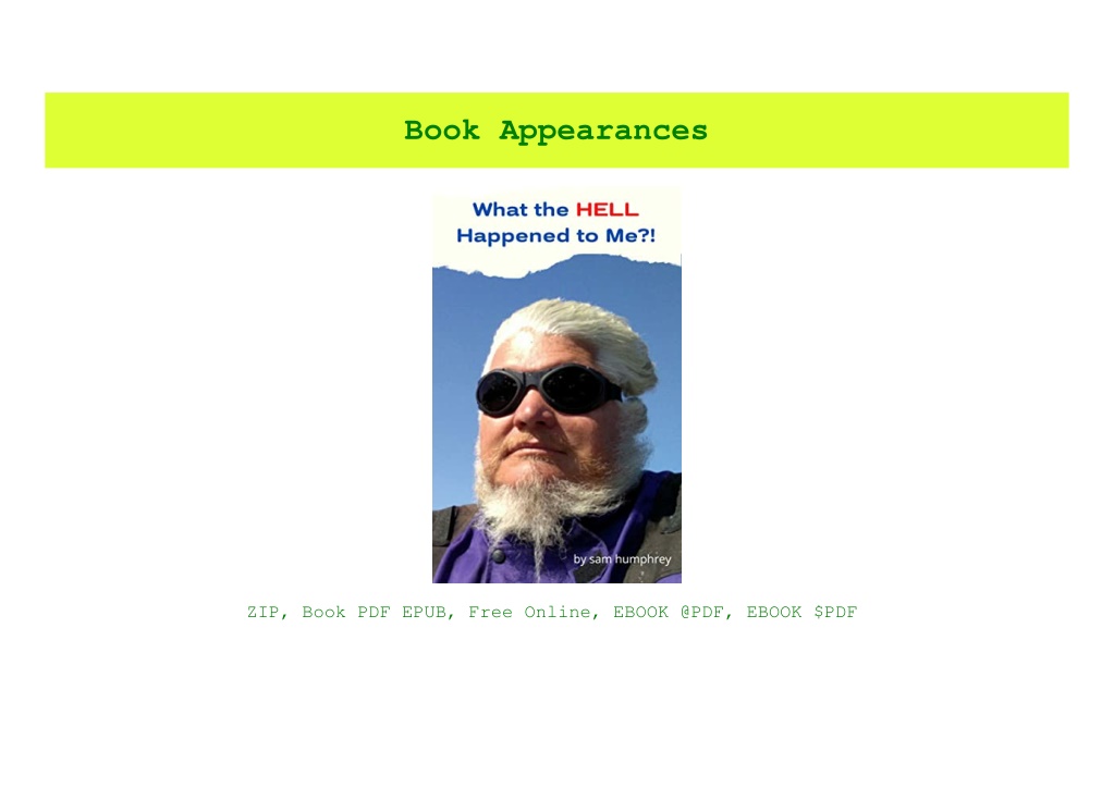 PPT - {epub download} What the Hell Happened to Me! Full Book ...