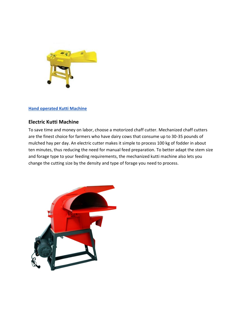 PPT - The Three Best Kutti Machine Priced at reasonable prices ...