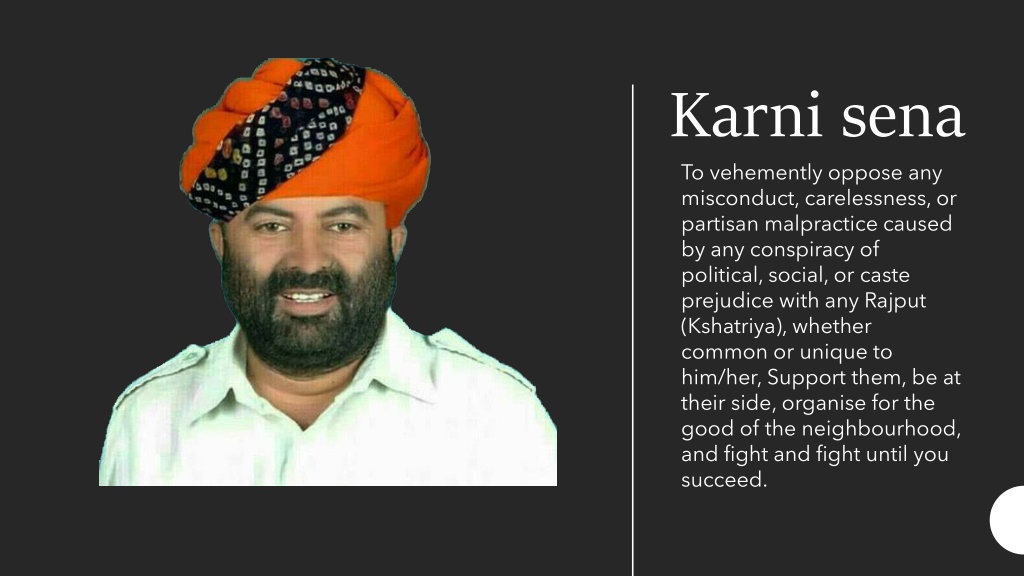 PPT - Karni sena- yogendra singh katarkarni sena PowerPoint ...