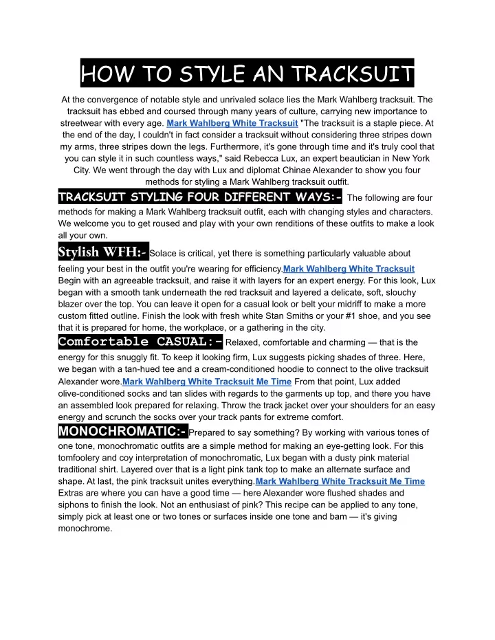 PPT - how-to-style-an-tracksuit PowerPoint Presentation, free download ...
