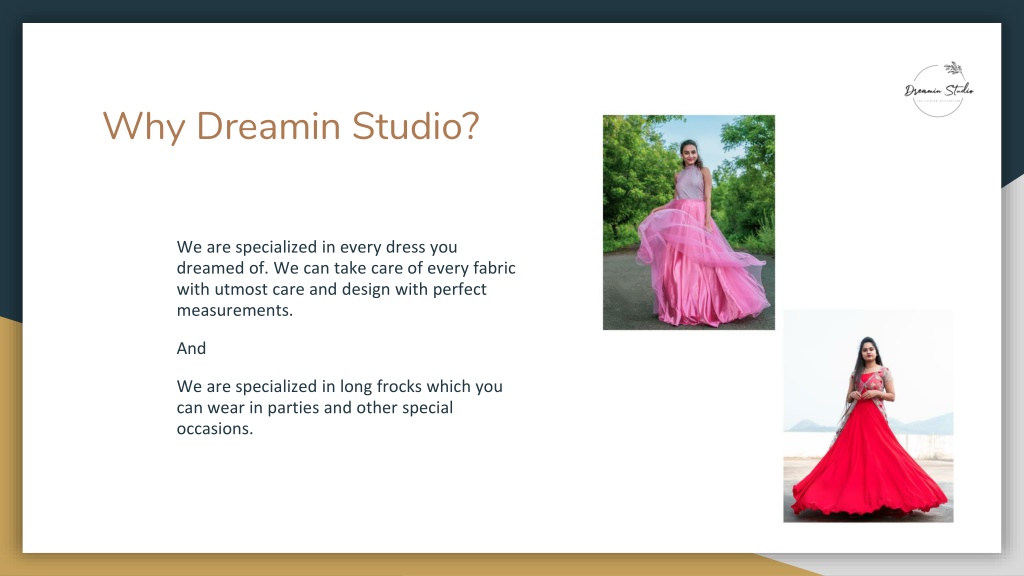 PPT - Best Boutiques in Vijayawada Dreamin Studio PowerPoint Presentation - ID:11587867