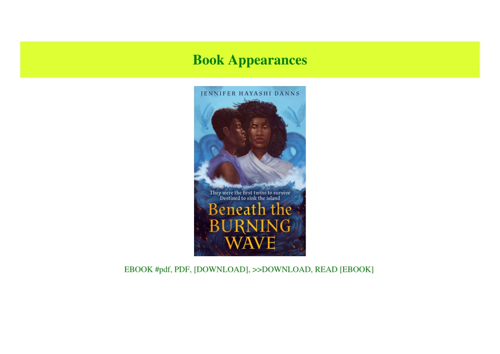 PPT - [Epub]$$ Beneath the Burning Wave An epic new debut YA fantasy ...