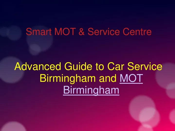 PPT - MOTBirmingham PowerPoint Presentation, free download - ID:11590648