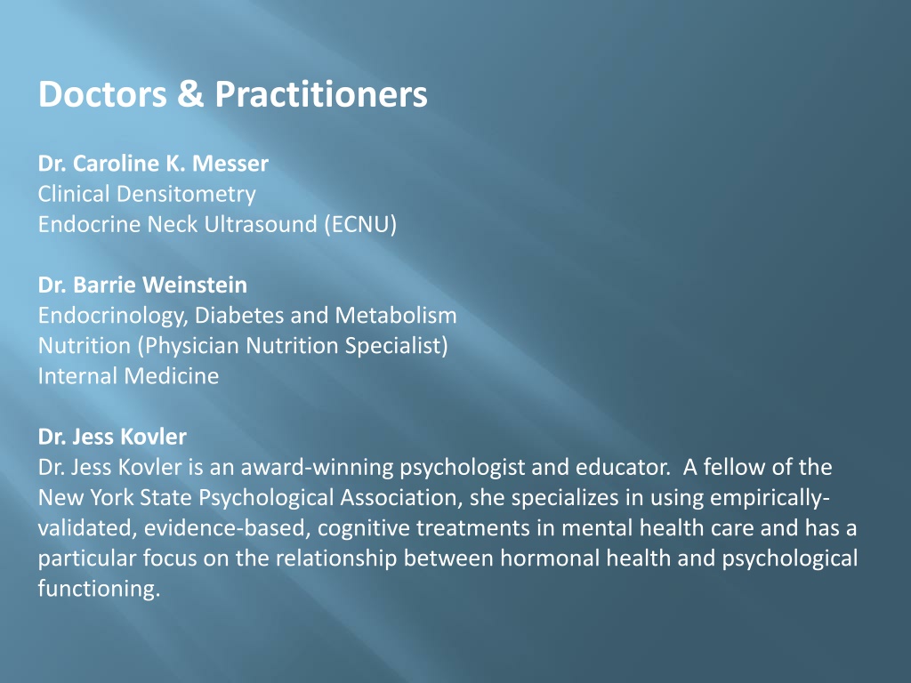 PPT - A comprehensive health and wellness center helping you: Wellness ...