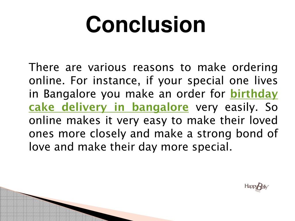 PPT - REASON AND AIMS TO BUY CAKES ONLINE PowerPoint Presentation, free ...