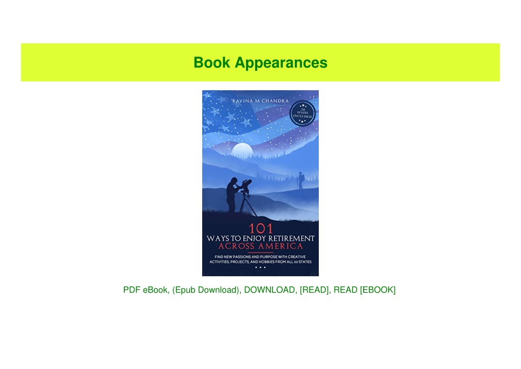 PPT - [Ebook]^^ 101 Ways to Enjoy Retirement Across America Find New ...