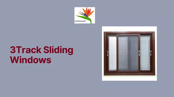 PPT - 3Track Sliding Windows PowerPoint Presentation, free download ...