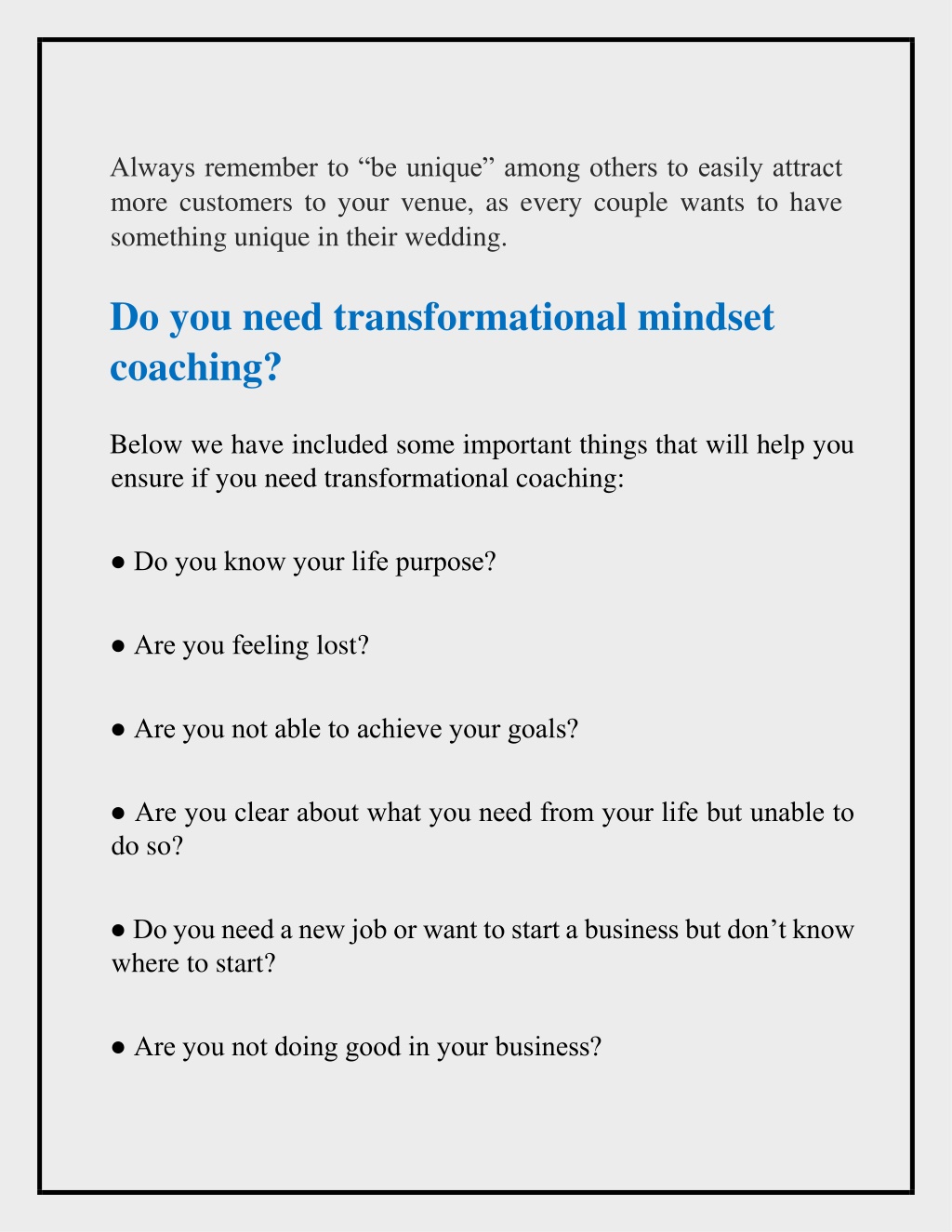 PPT - What You Need to Know About Transformational Mindset Coaching PowerPoint Presentation - ID ...