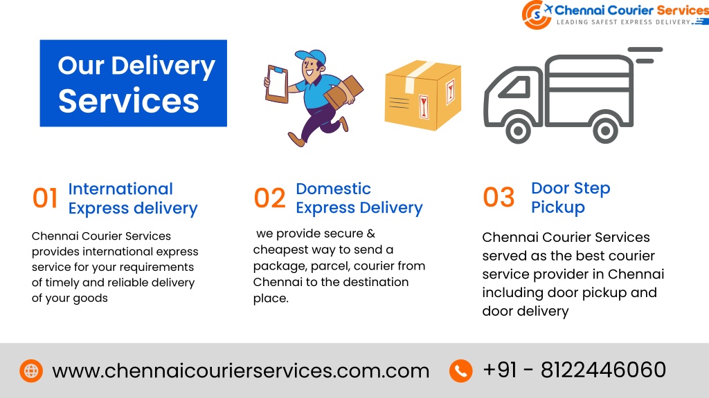 PPT - Chennai Courier Services Courier Booking Agent in Chennai ...