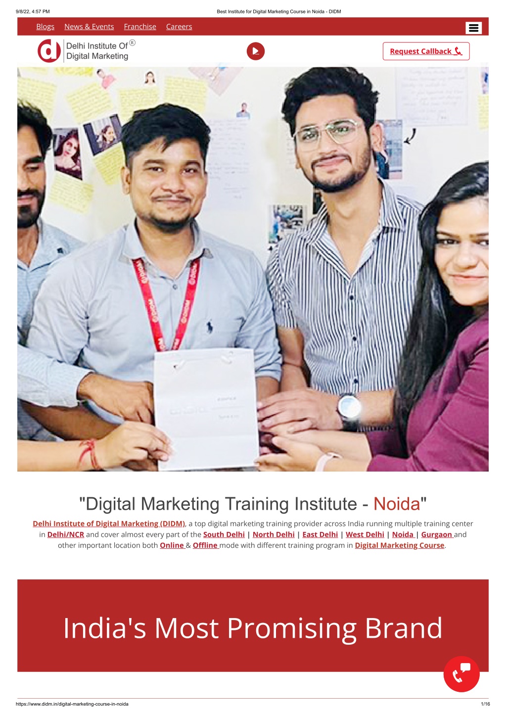PPT - BEST DIGITAL MARKETING INSTITUTE IN NOIDA PowerPoint Presentation ...